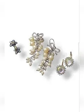 Betsey Johnson | Jewelry | Betsey Johnson Earring Bundle | Poshmark